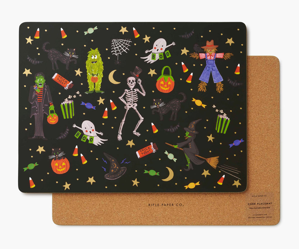 Cork Placemats - Halloween Parade – Rifle Paper Co