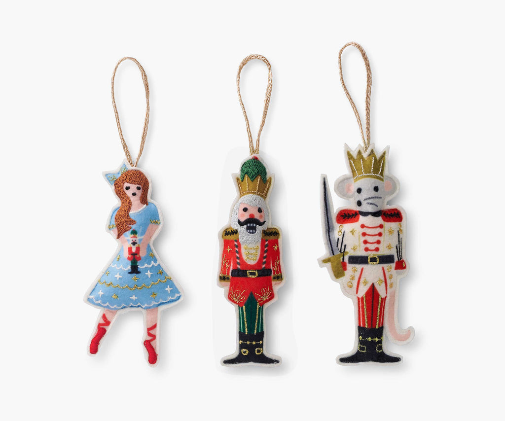 Nutcracker Felt Ornament Set – Rifle Paper Co