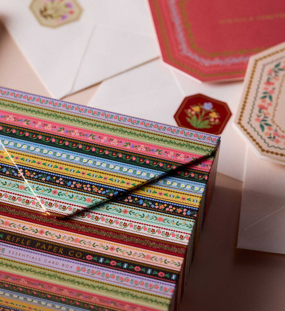 Gemma Essentials Card Box with Foil | Rifle Paper Co.
