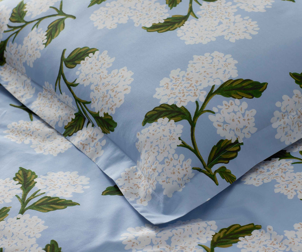 Percale Comforter - Hydrangea – Rifle Paper Co