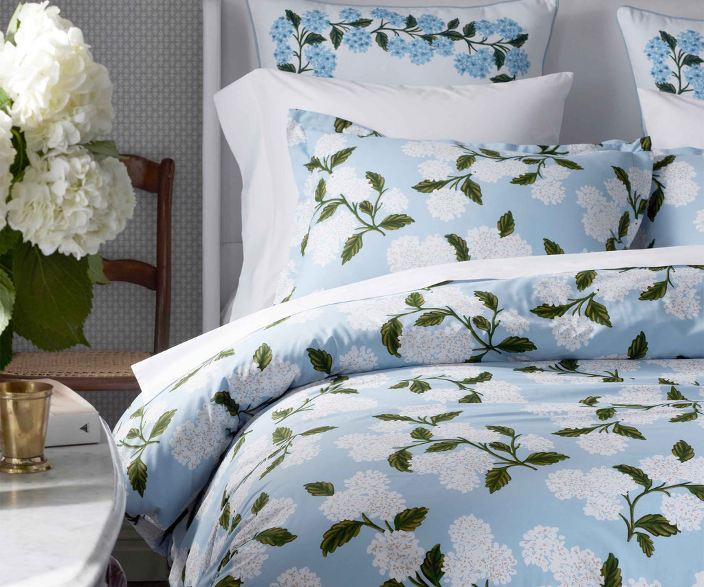 Percale Comforter - Hydrangea – Rifle Paper Co
