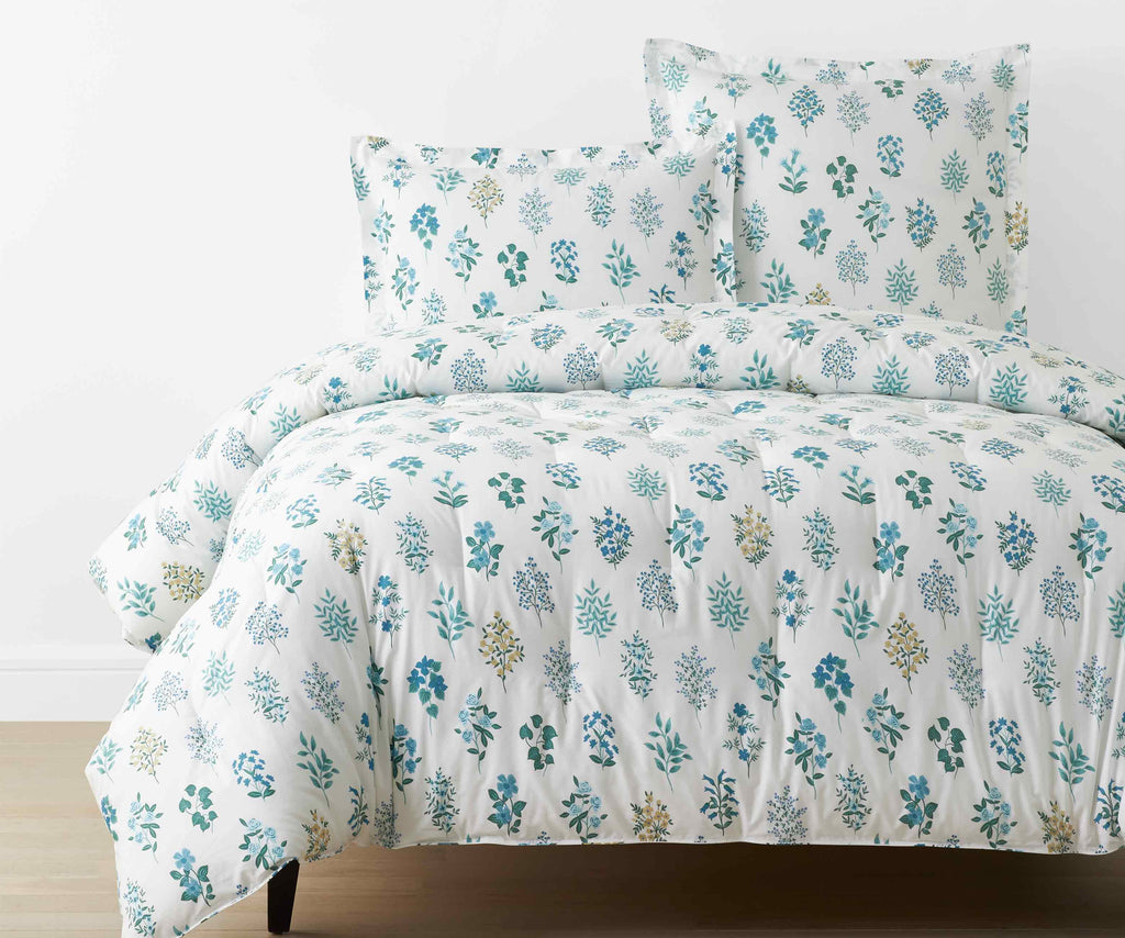 Percale Comforter - Hawthorne Blue – Rifle Paper Co