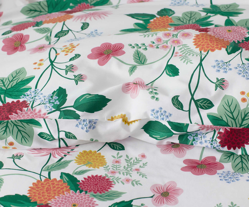 Percale Comforter - Dahlia – Rifle Paper Co