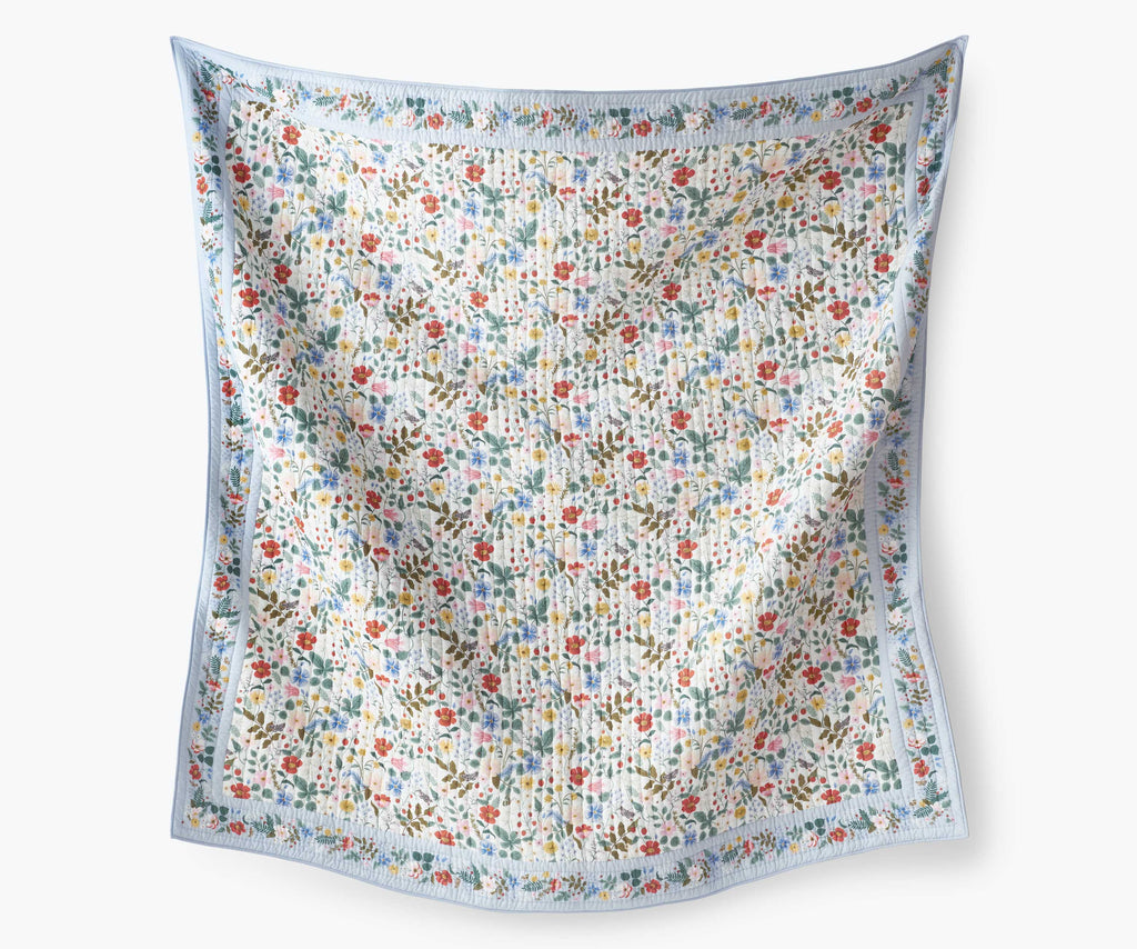 Cotton Quilt - Strawberry Fields – Rifle Paper Co