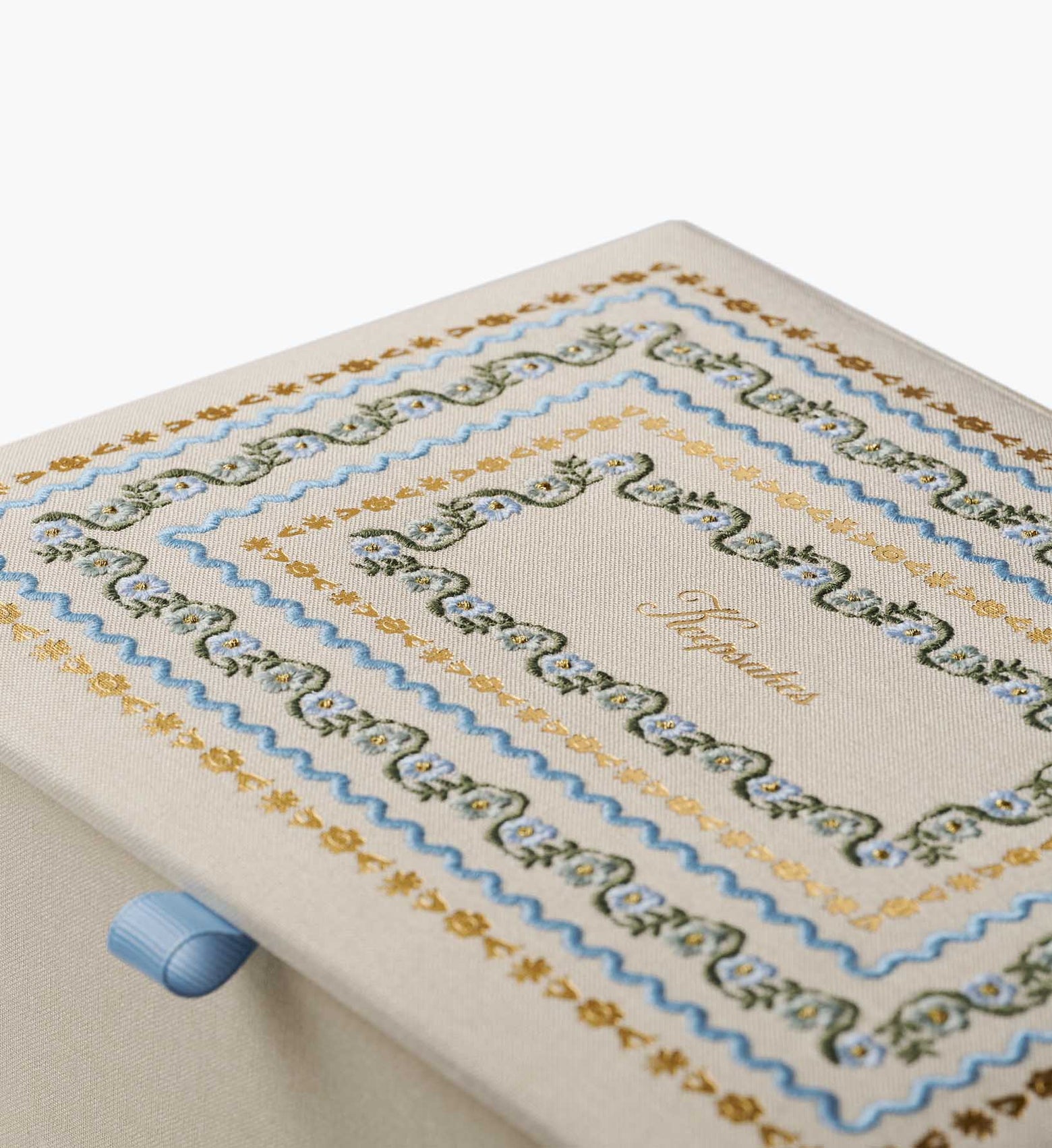 Large Embroidered Keepsake Box – Delphine | Rifle Paper Co.