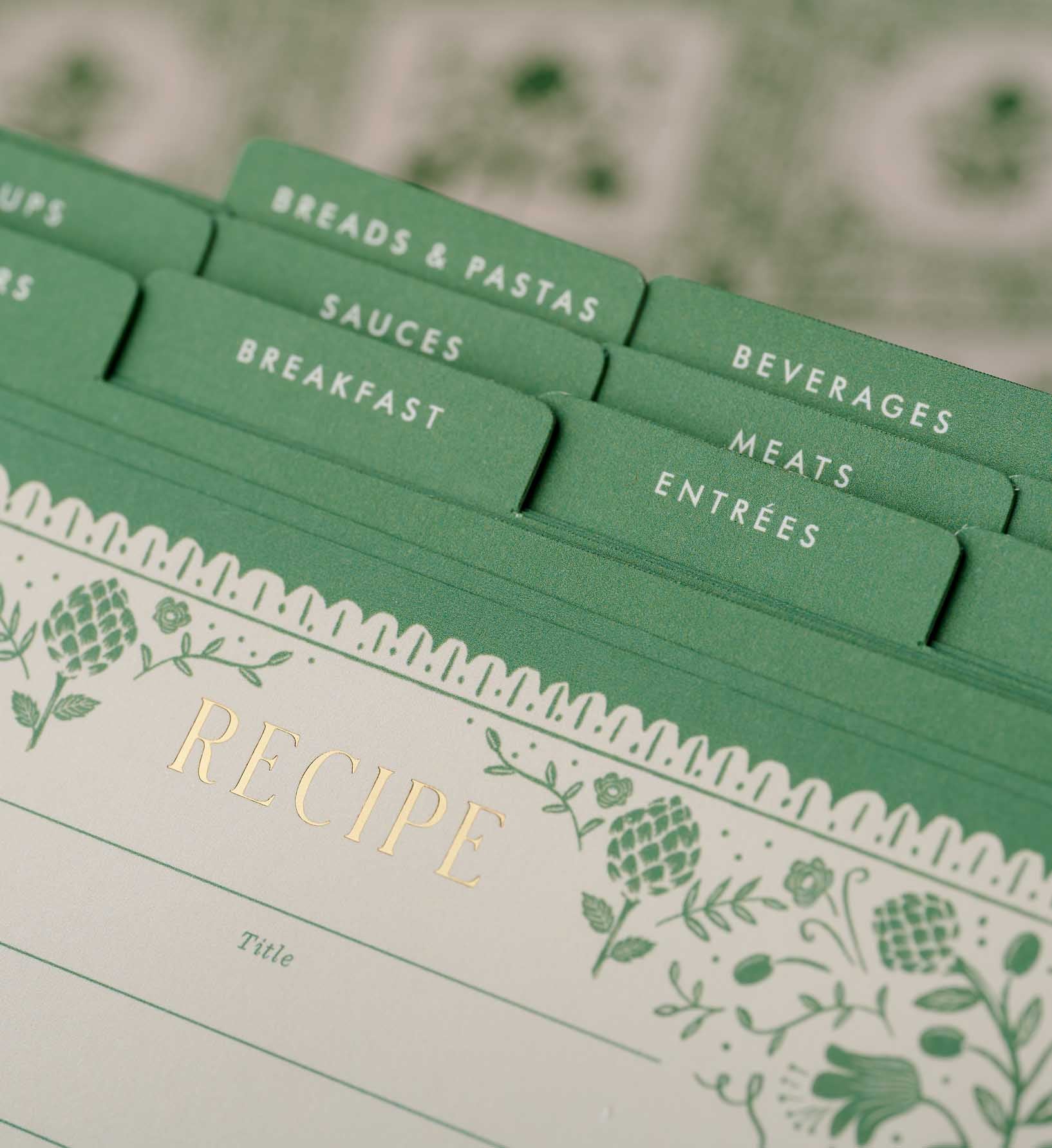 Artichoke Recipe Tin Organizer | Rifle Paper Co.