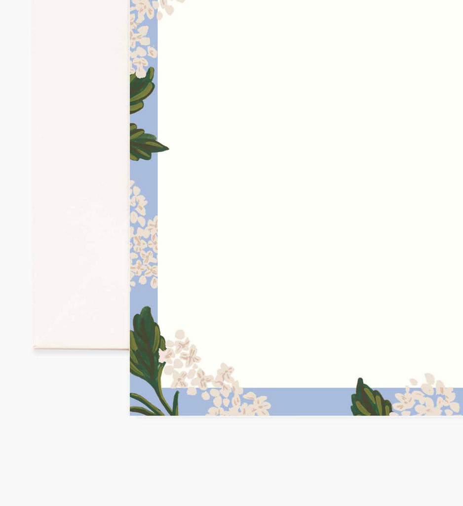 Hydrangea Personalized Flat Notes | Rifle Paper Co.