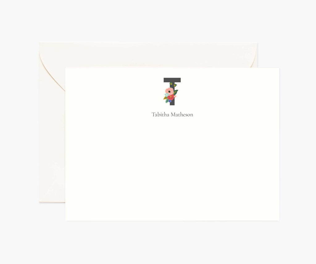 Monogram Personalized Stationery - T – Rifle Paper Co