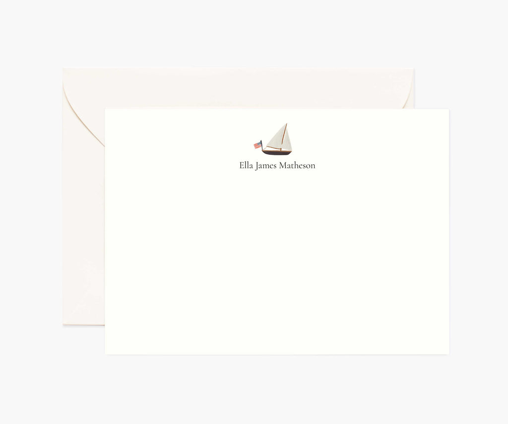 Sailboat Personalized Stationery Set | Rifle Paper Co.