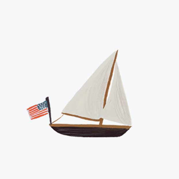 Sailboat Personalized Stationery Set | Rifle Paper Co.