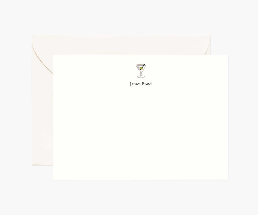 Food & Drink Personalized Stationery - Martini – Rifle Paper Co
