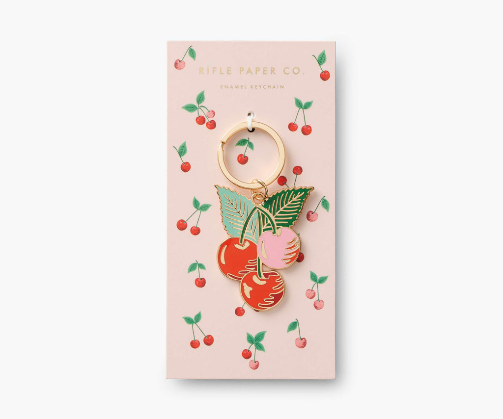 Enamel Keychain - Cherries – Rifle Paper Co