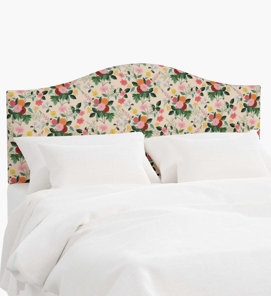 Mayfair Dahlia Upholstered Headboard | Rifle Paper Co.