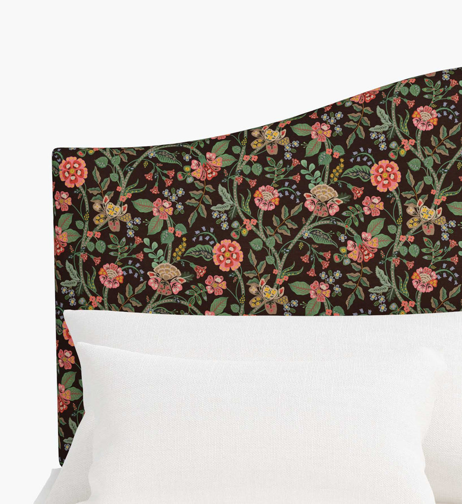 Mayfair Headboard in Gracie Fabric | Rifle Paper Co.