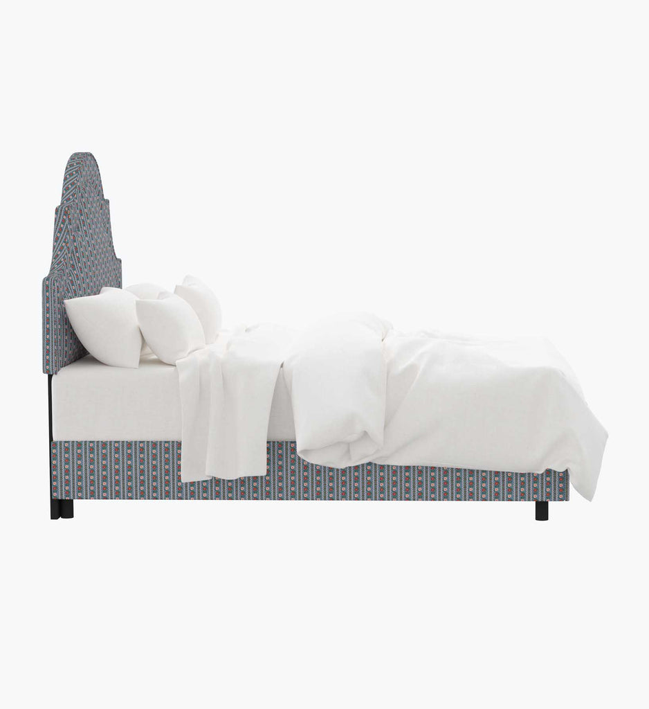 Marion Bed in Delphine Fabric | Rifle Paper Co.