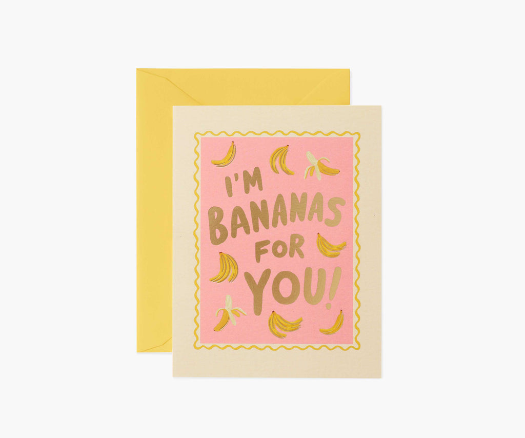 Bananas For You Greeting Card | Rifle Paper Co.
