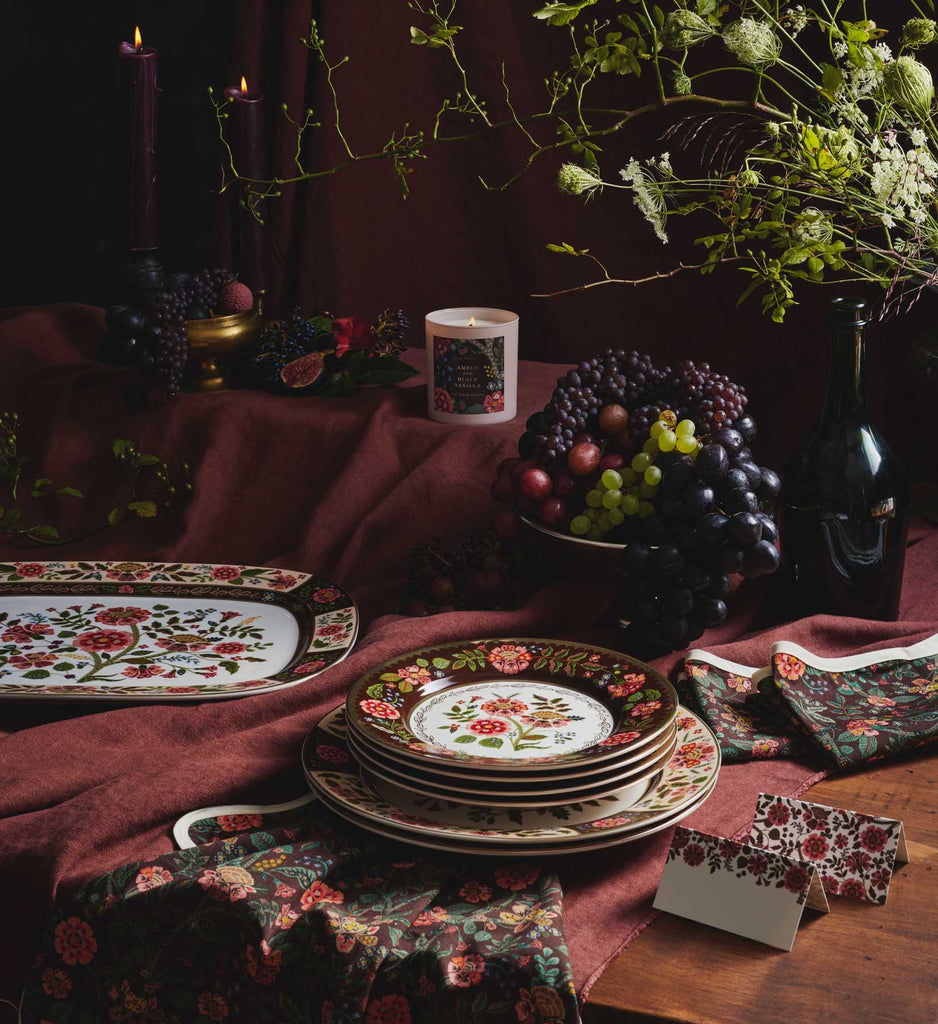 Porcelain Dinner Plate Set - Gracie – Rifle Paper Co