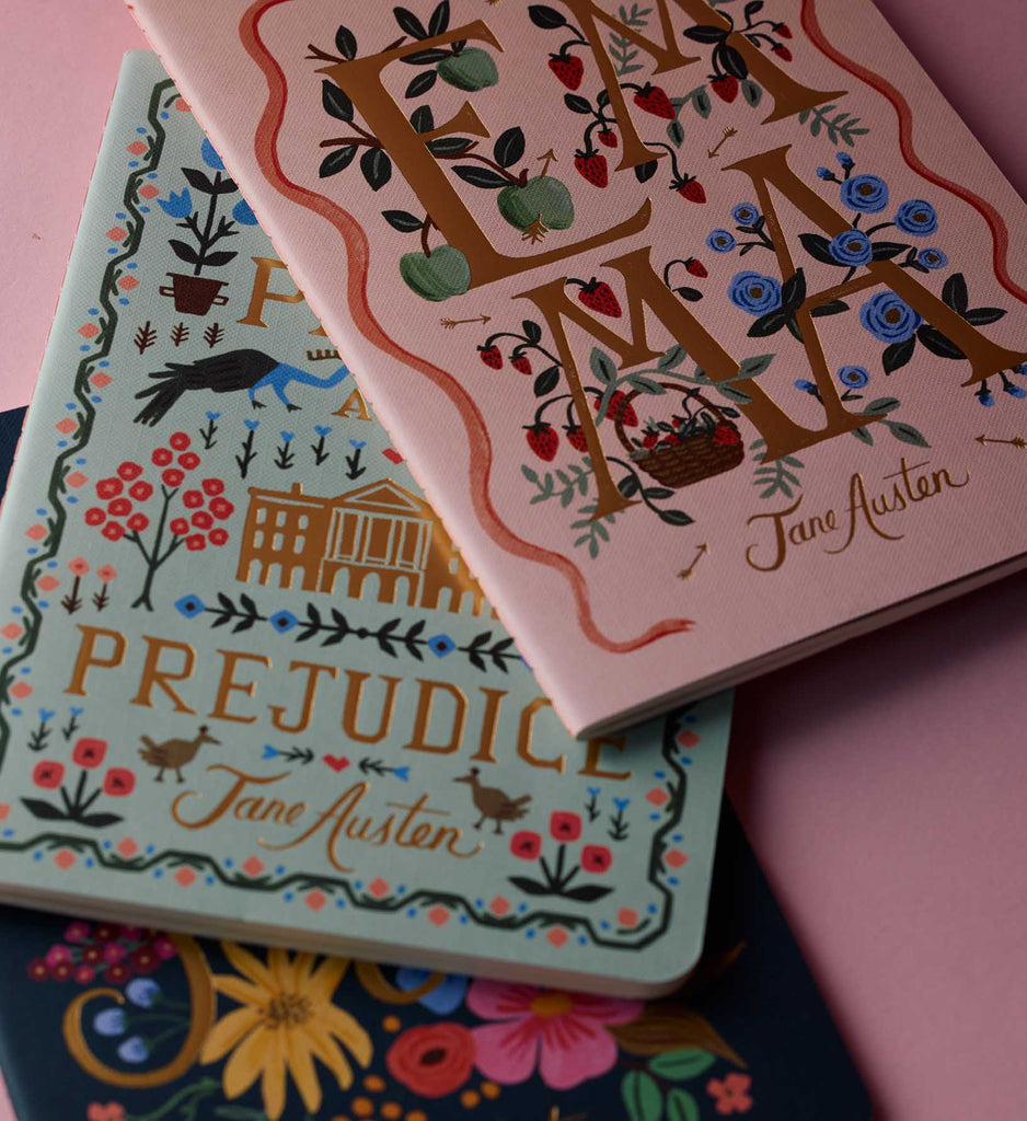 Jane Austen Stitched Notebook Set | Rifle Paper Co.