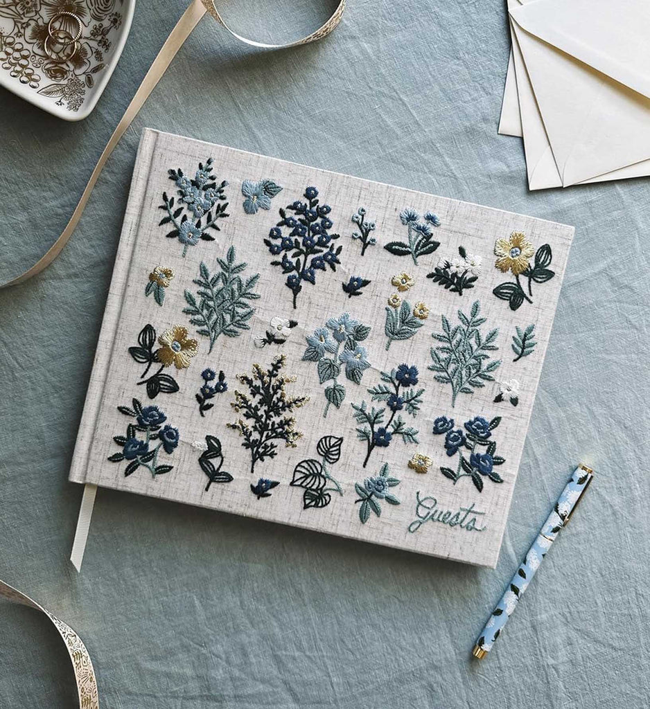 Embroidered Guest Book - Wildwood – Rifle Paper Co