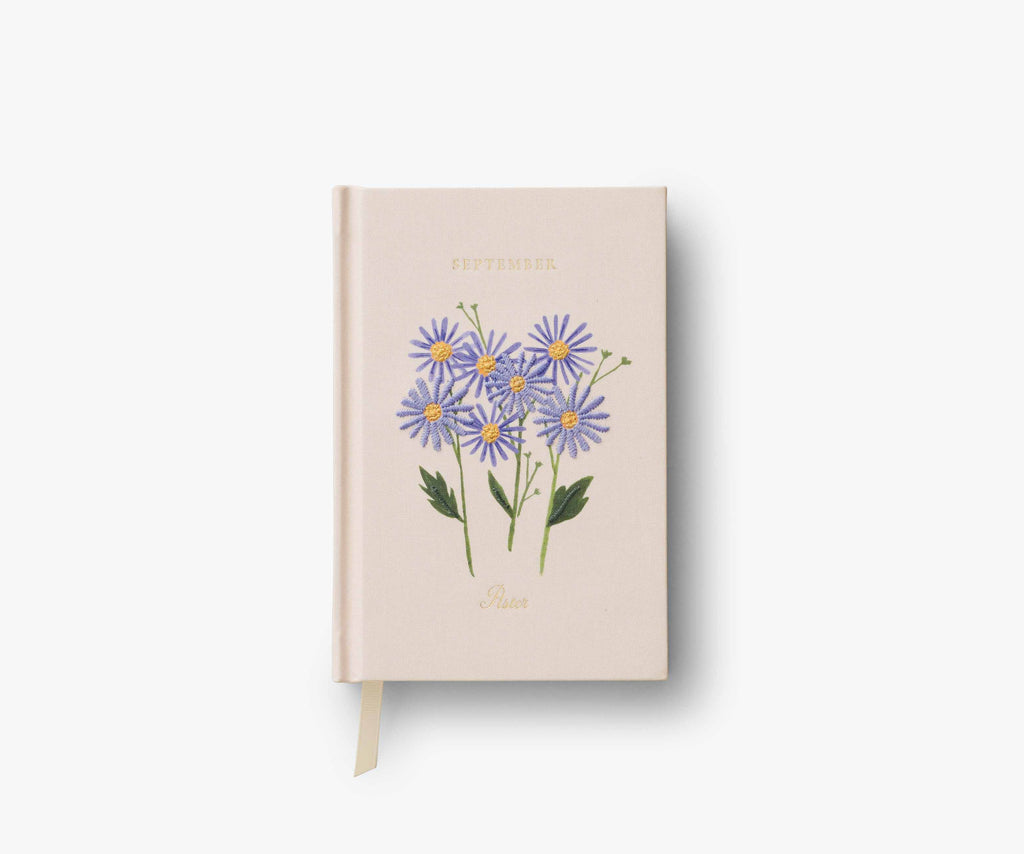 Birth Month Mini Embroidered Journal - September – Rifle Paper Co