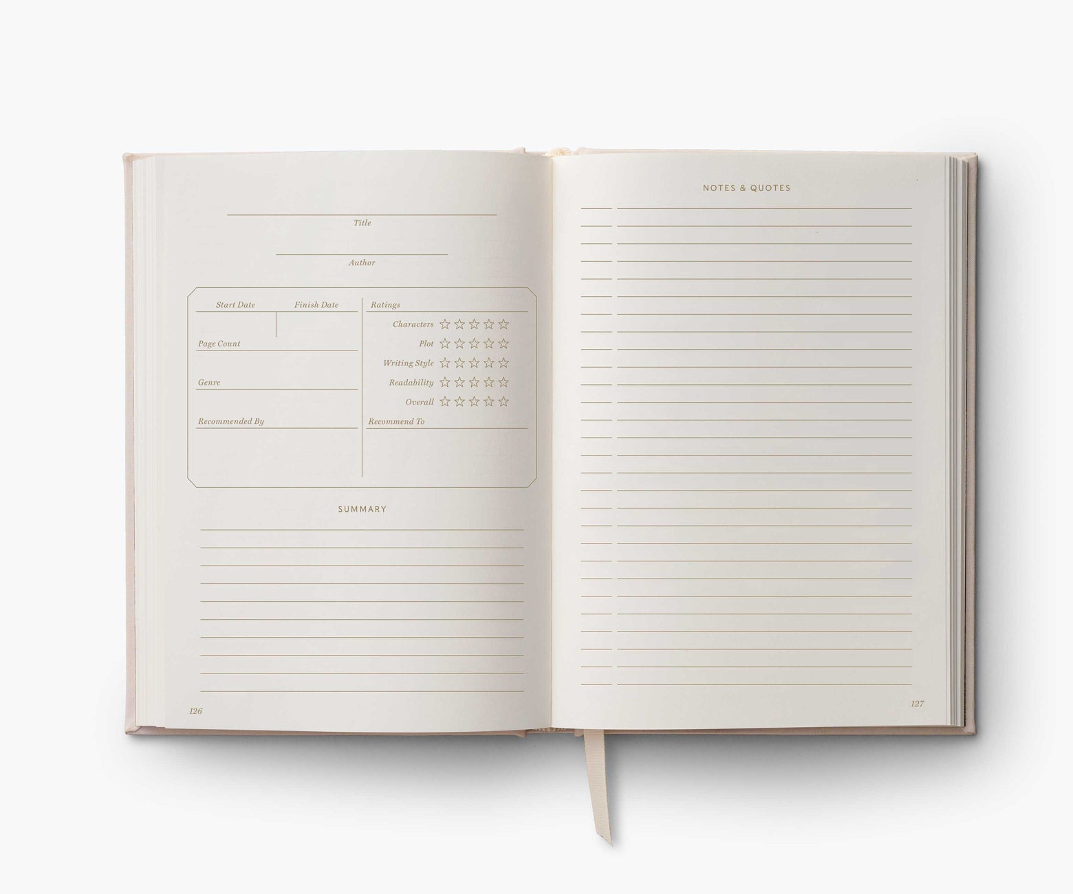 Embroidered Book Club Journal | Rifle Paper Co.