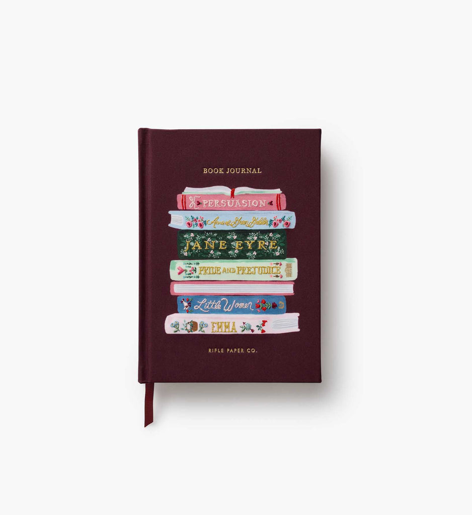 Embroidered Book Journal - Ladies Night Book Club – Rifle Paper Co