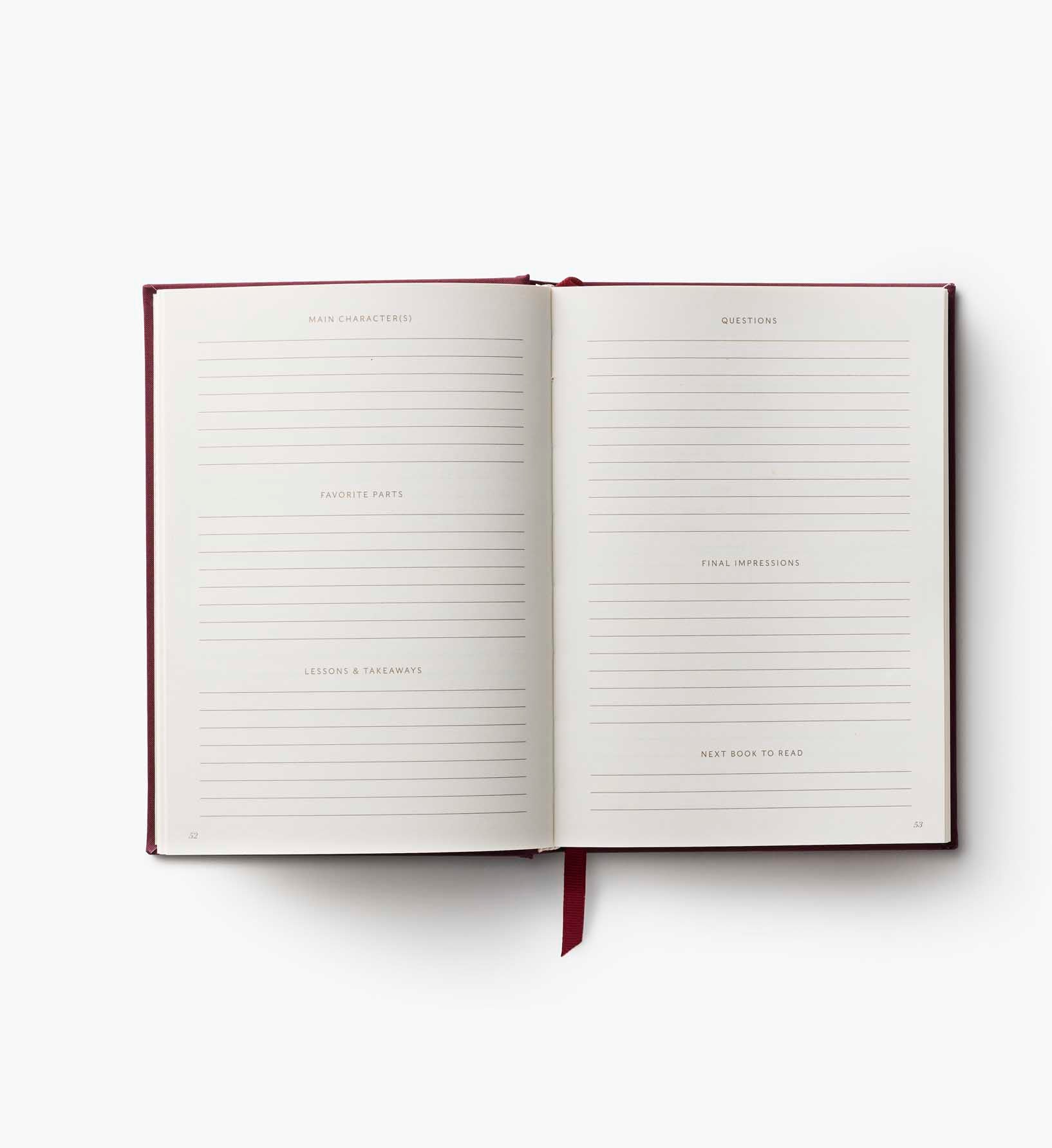Embroidered Book Club Reading Journal | Rifle Paper Co.