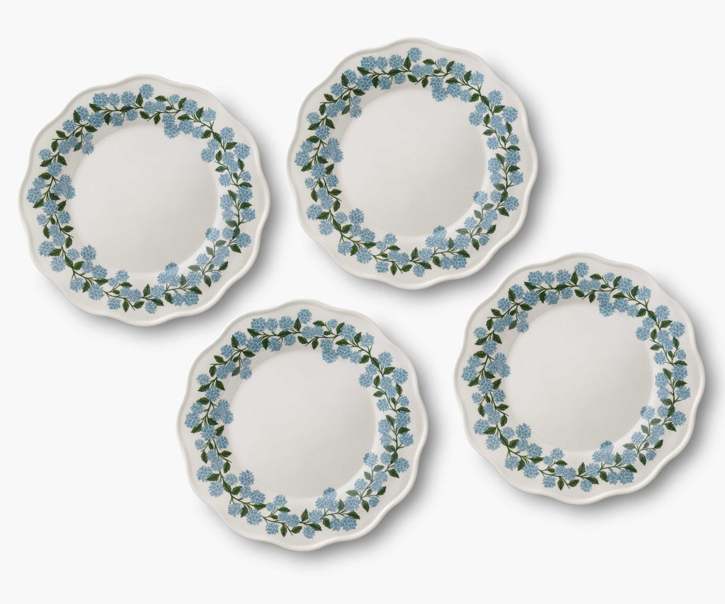 Melamine Assorted Dinner Plates - Hydrangea – Rifle Paper Co