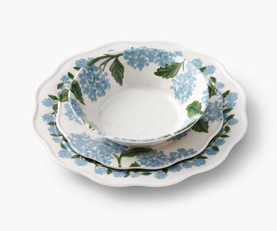 Hydrangea Melamine Dinner Plates Set of 4 | Rifle Paper Co.
