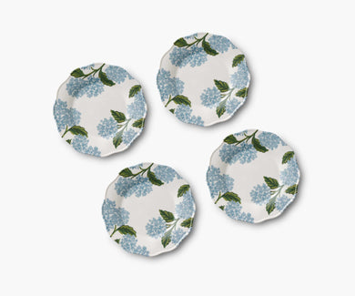 Hydrangea Melamine Dessert Plates Set | Rifle Paper Co.