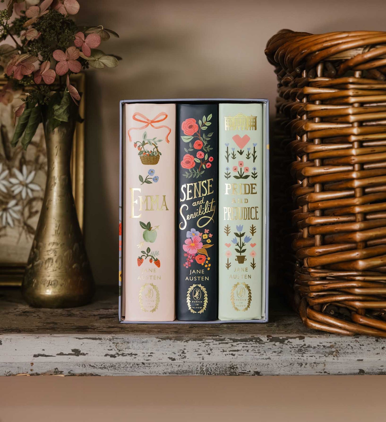In Bloom Jane Austen Book Box Set | Rifle Paper Co.