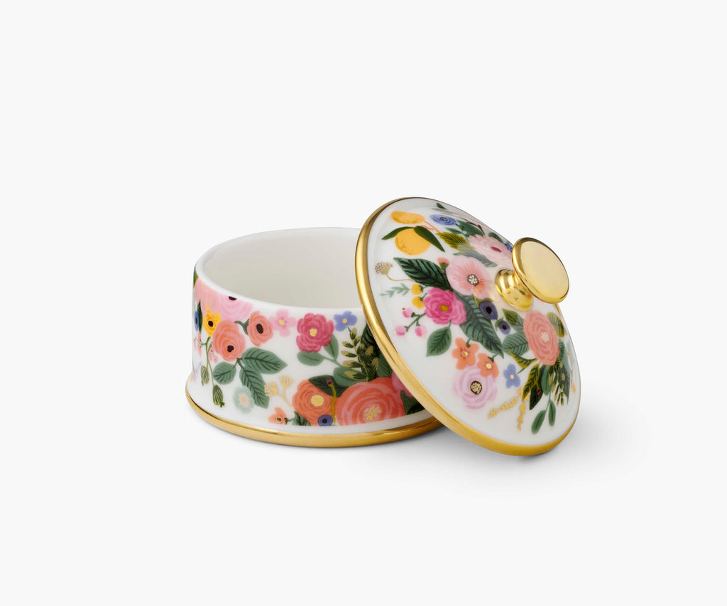 Round Porcelain Box - Garden Party – Rifle Paper Co