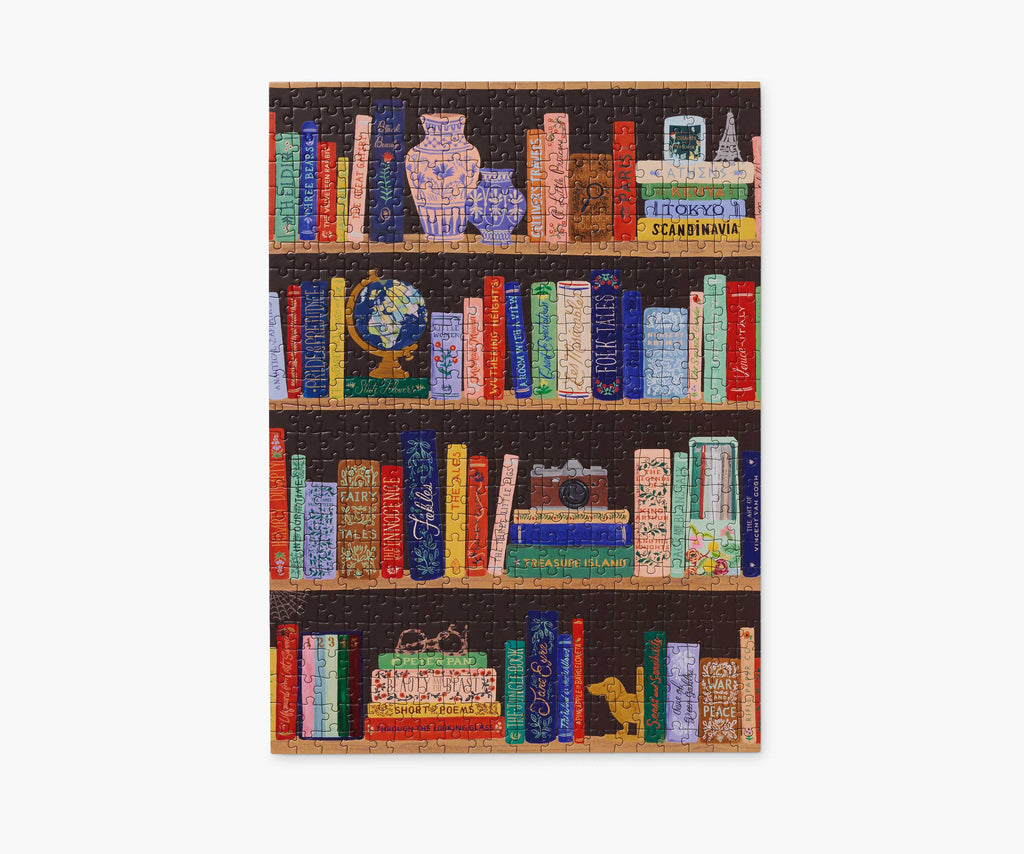 Bookshelf 500-Piece Jigsaw Puzzle | Rifle Paper Co.