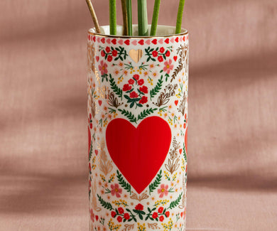 Juliet Porcelain Cylinder Vase | Rifle Paper Co.