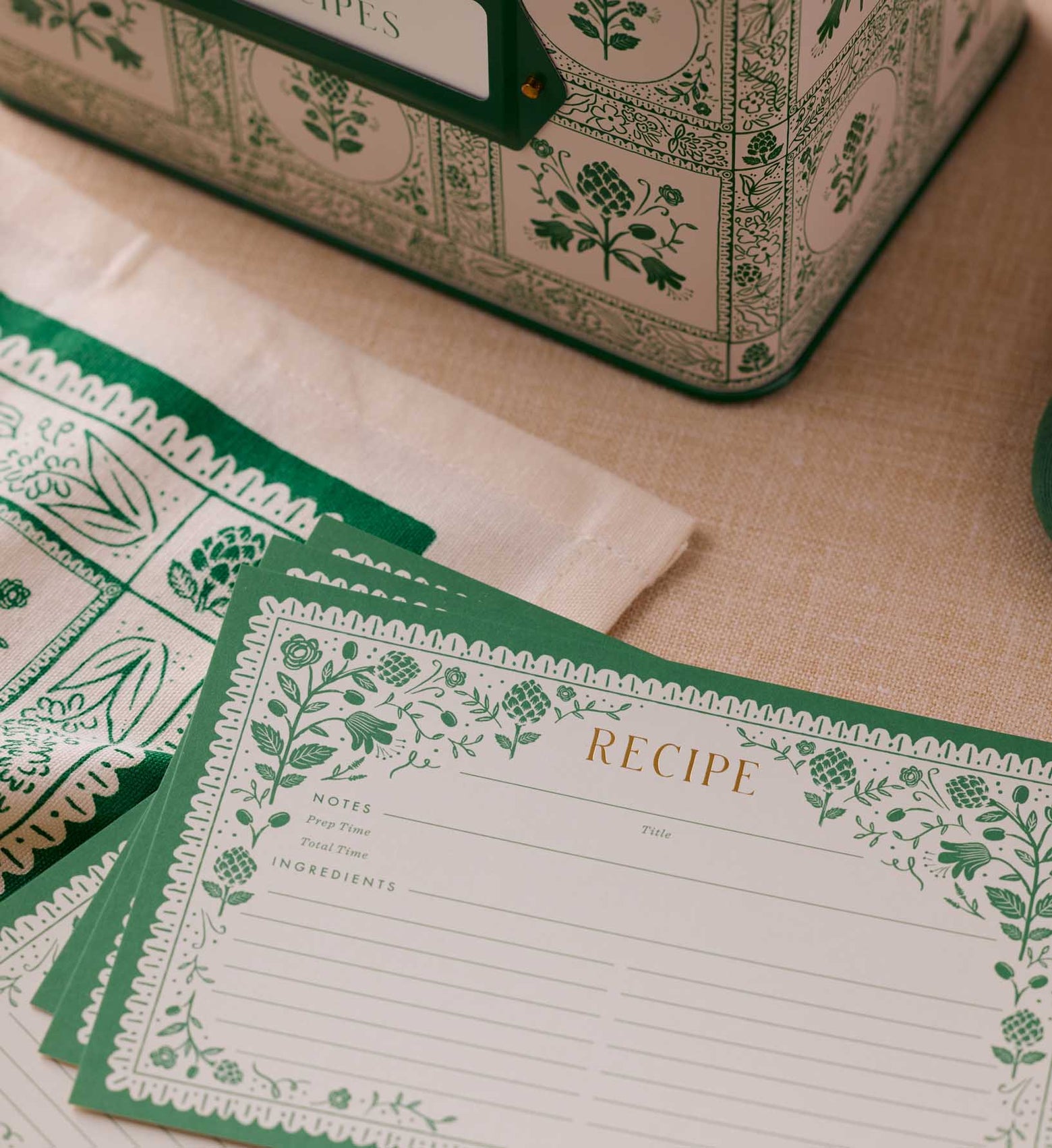Artichoke Recipe Cards for Recipe Tins | Rifle Paper Co.
