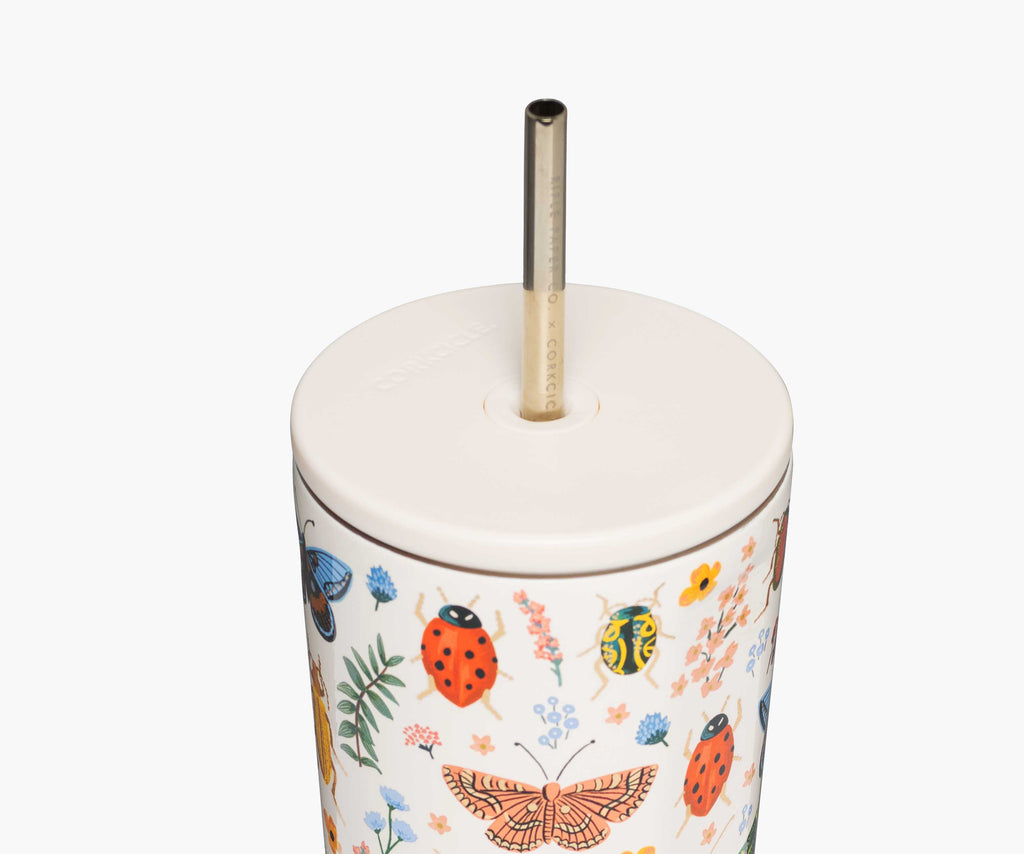 24 oz. Curio Cold Cup with Straw | Rifle Paper Co.
