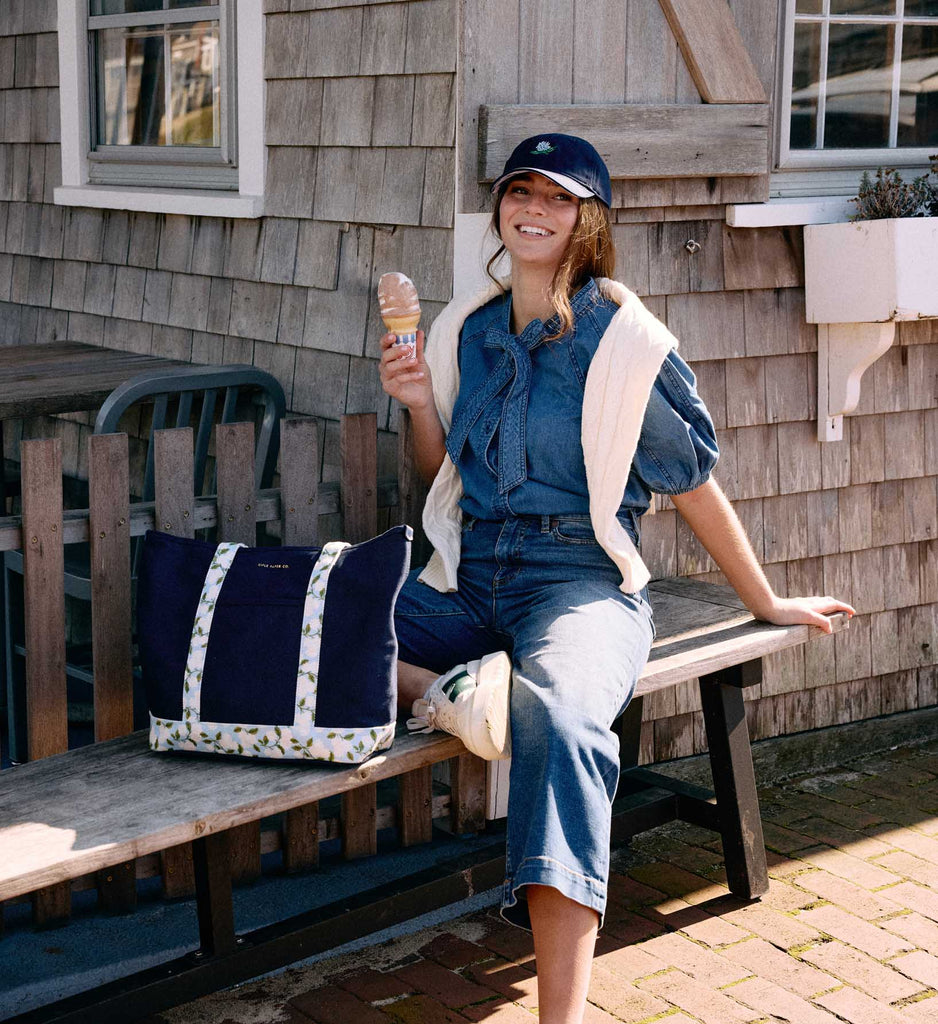 Canvas Carry All - Hydrangea – Rifle Paper Co