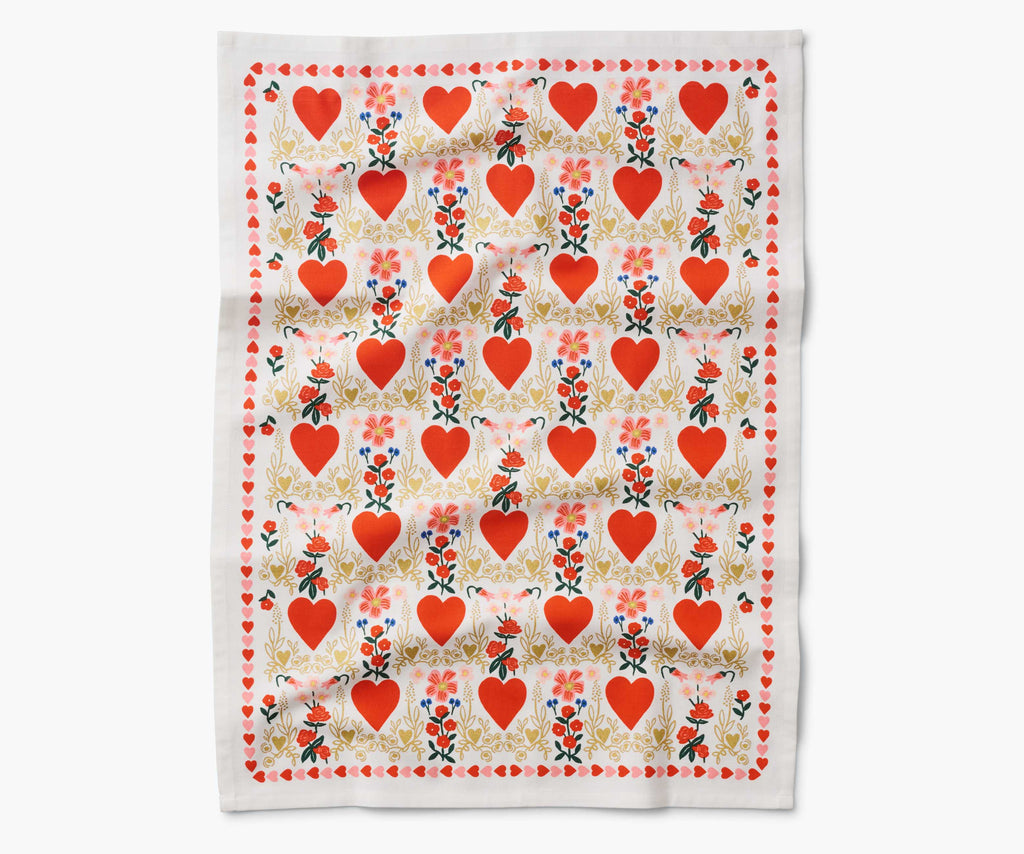 Juliet Floral Printed Tea Towel | Rifle Paper Co.