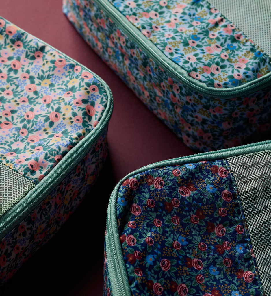 Rosa Packing Cube Set for Travel | Rifle Paper Co.
