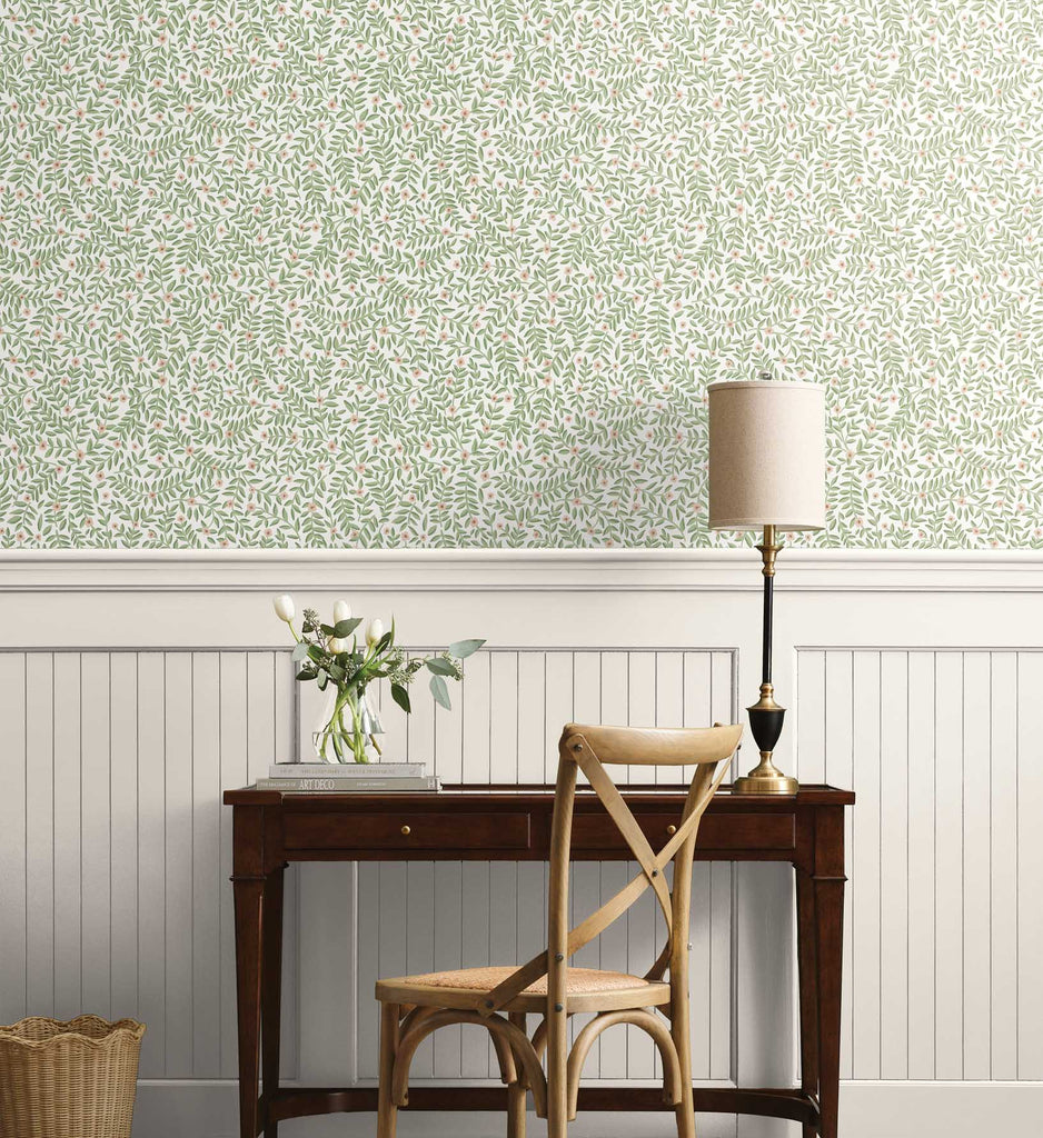 Elodie Cream Peel & Stick Wallpaper | Rifle Paper Co.