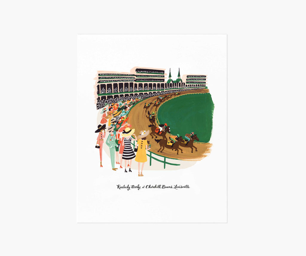 Kentucky Derby Art Print – Rifle Paper Co