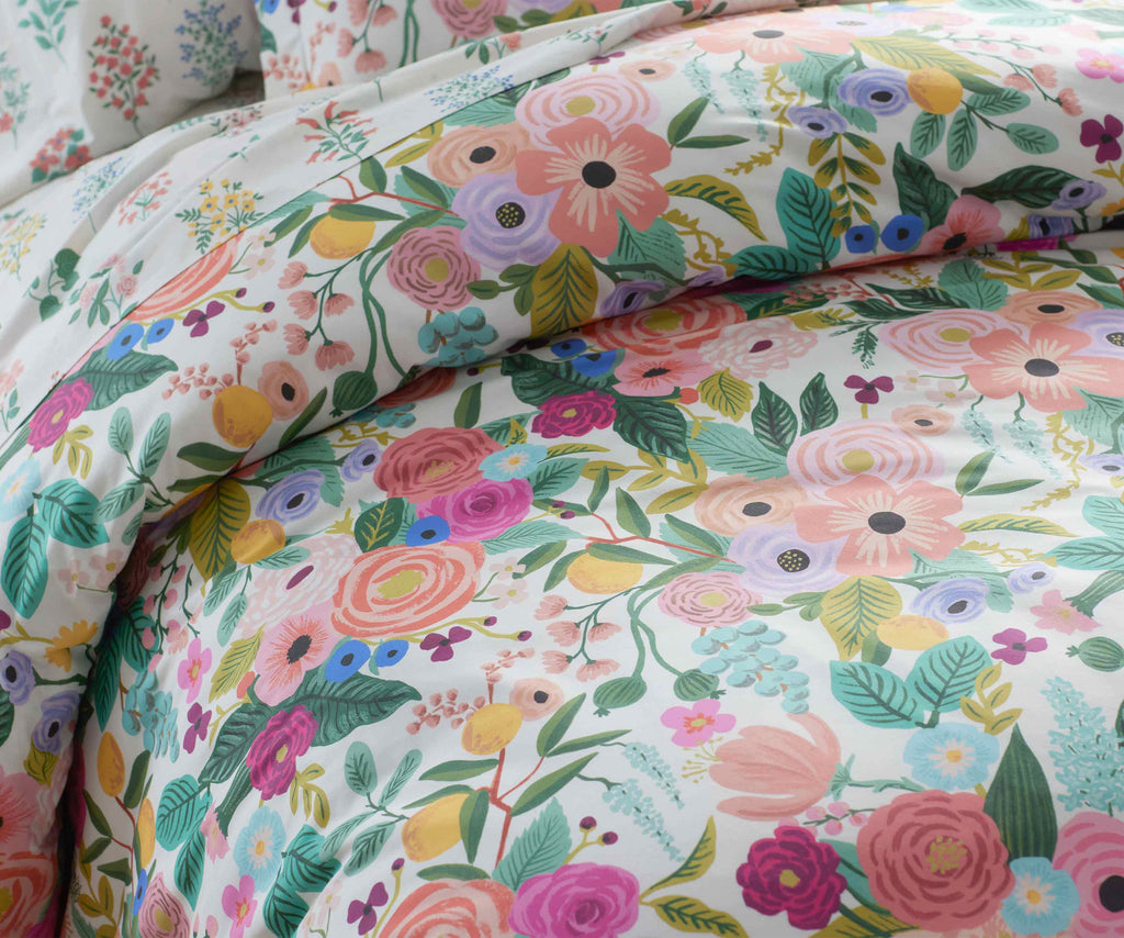 Percale Duvet Cover - Garden Party – Rifle Paper Co