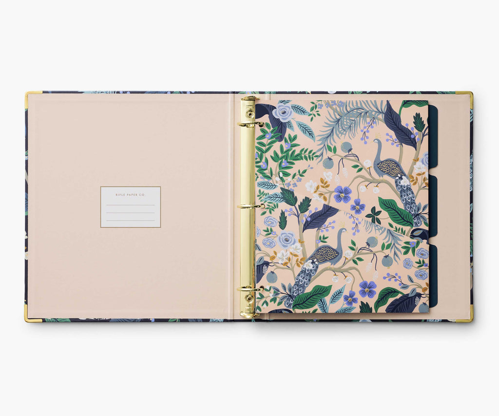 Classic Binder - Peacock – Rifle Paper Co