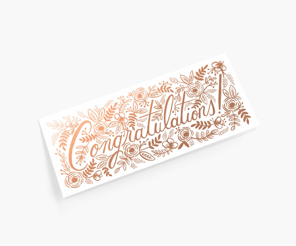 Champagne Floral Congrats – Rifle Paper Co