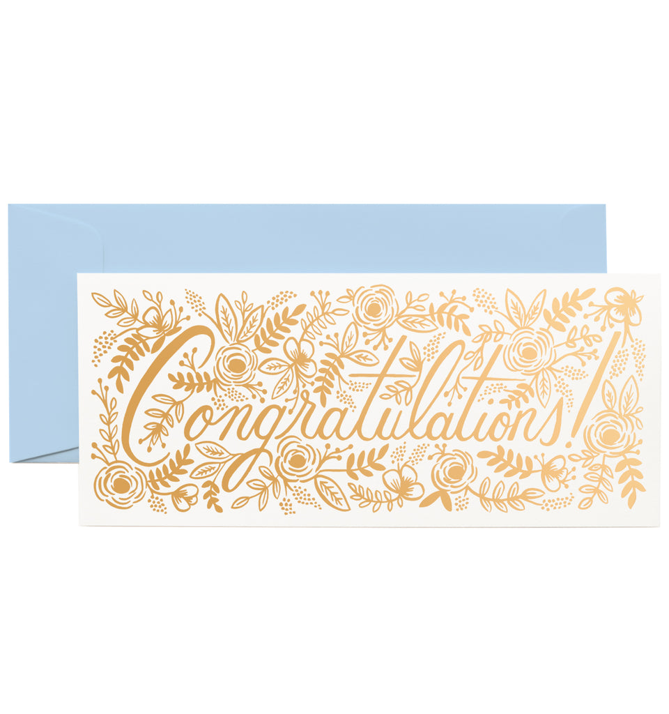 Champagne Floral Congrats – Rifle Paper Co