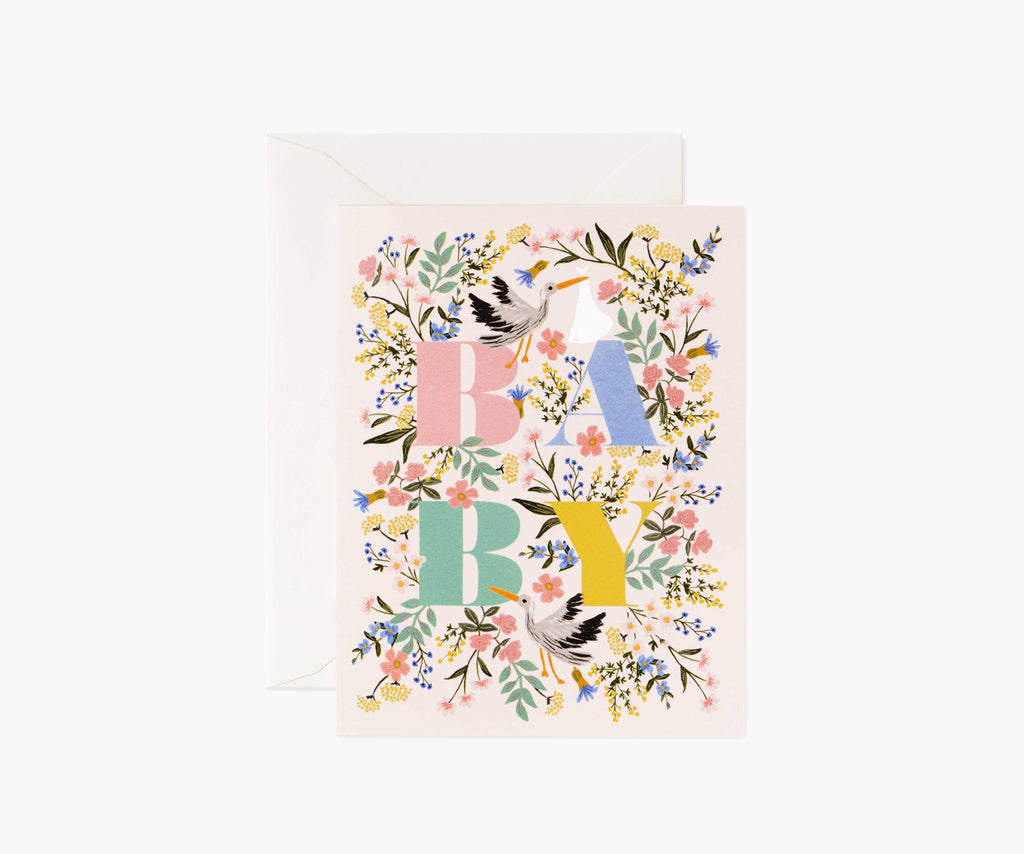 Mayfair Baby Greeting Card | Rifle Paper Co.