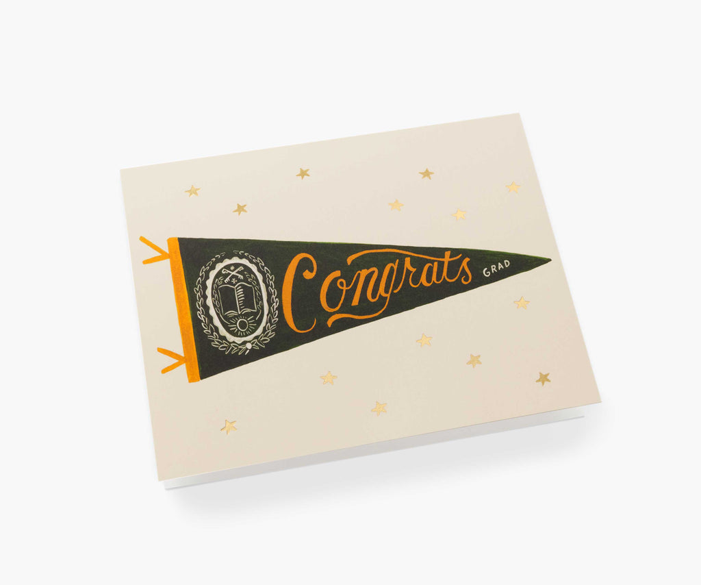 Congrats Pennant Greeting Card – Rifle Paper Co
