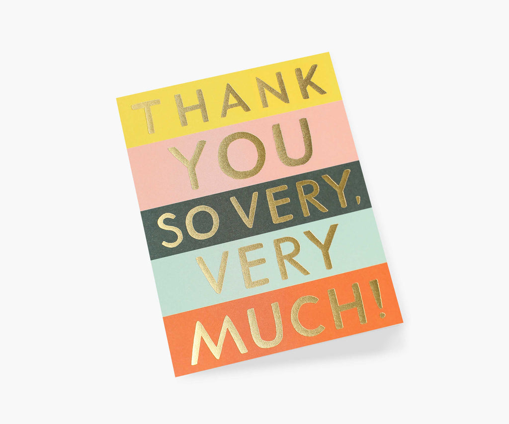 Color Block Thank You – Rifle Paper Co