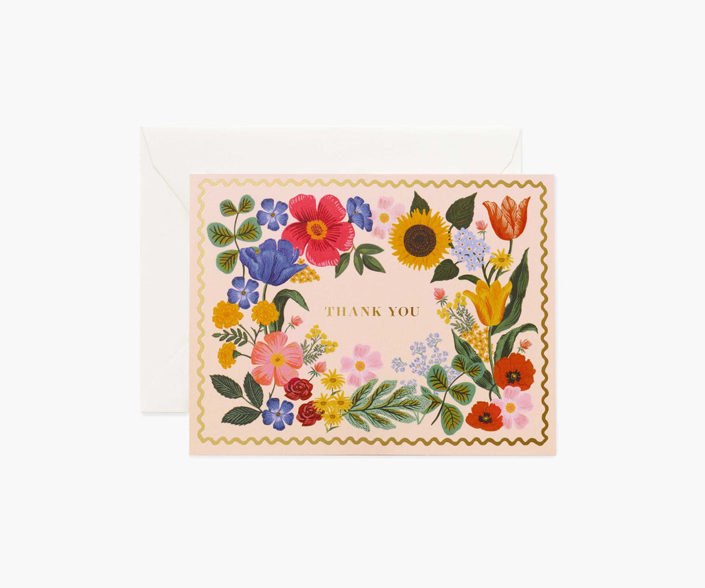 Blossom Thank You Greeting Card – Rifle Paper Co