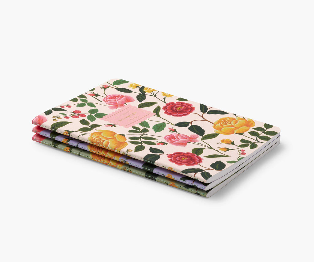 Stitched Notebook Set - Roses – Rifle Paper Co